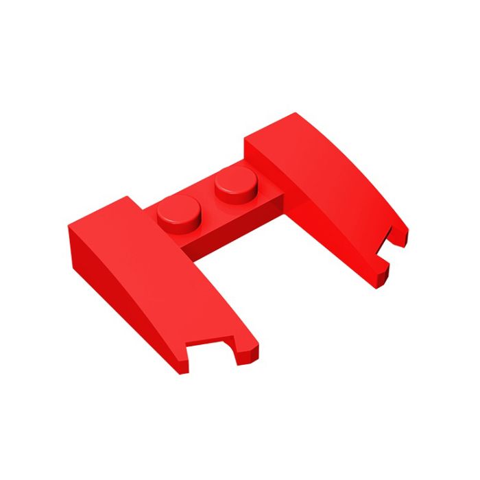 Wedge Curved 3 x 4 x 2/3 Cutout #11291 Red 1 KG