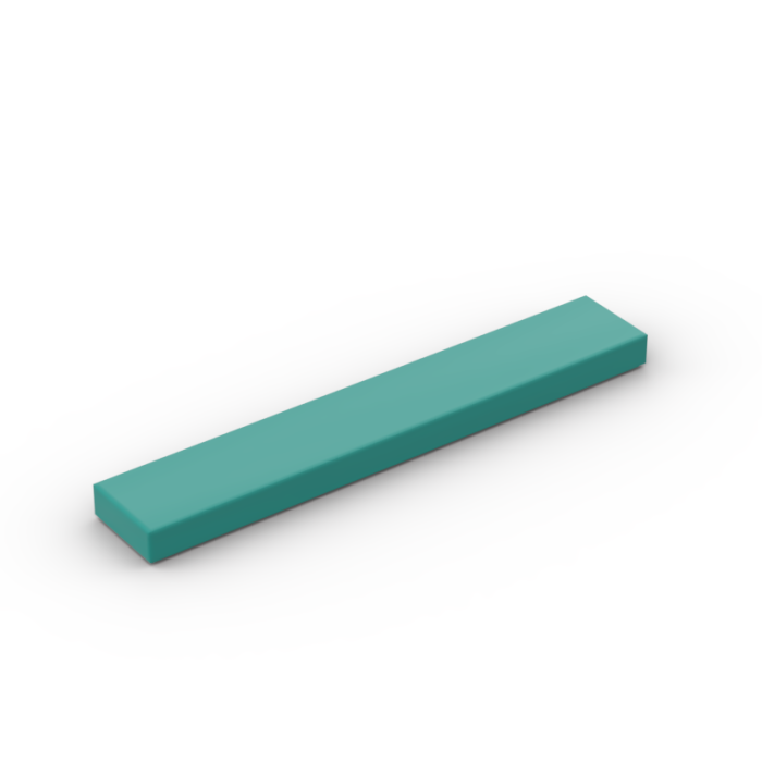 LEGO Compatible Parts - Tile 1 x 6 with Groove #6636