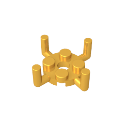 LEGO Compatible Parts - Plate Round 2 x 2 with Pin Hole and 4 Arms Up ...