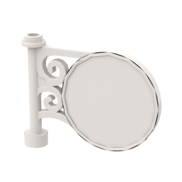 LEGO Compatible Parts - ROUND SIGN 1X5X3 #13459
