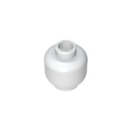 LEGO Compatible Parts - Minifig Head Plain #3626