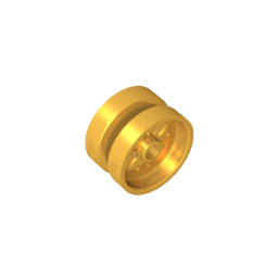 LEGO Compatible Parts - Wheel 18mm D. x 12mm With Axle Hole And Stud ...