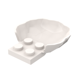 LEGO Compatible Parts - Animal Body Part, Clam / Scallop Half Shell ...