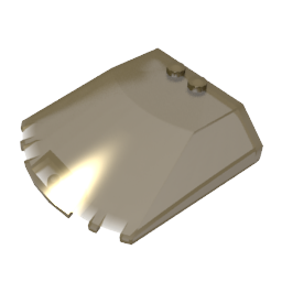 LEGO Compatible Parts - Windscreen 6 x 6 x 1 1/3 #65633