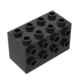 LEGO Compatible Parts - Brick Special 2 x 4 x 2 with Studs on Sides #2434