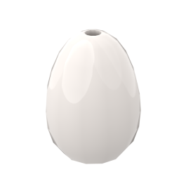 LEGO Compatible Parts - Food Egg with 1.5mm Hole #24946