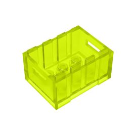 LEGO Compatible Parts - Container, Crate 3 x 4 x 1 2/3 with Handholds ...