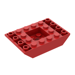 LEGO Compatible Parts - Slope Inverted 45 6 x 4 Double with Recessed ...