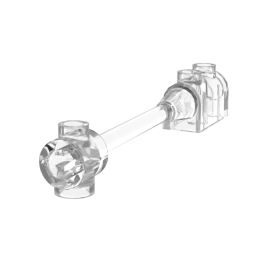 LEGO Compatible Parts - Bar 1 x 8 with Brick 1 x 2 Curved Top End ...