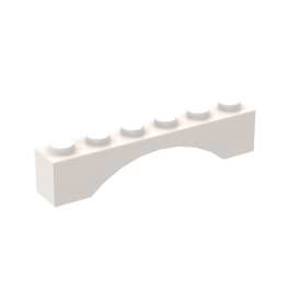 LEGO Compatible Parts - BRICK W. BOW 1X6 #3455