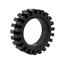 LEGO Compatible Parts - Tire 24mm D. x 8mm Offset Tread - Interior ...