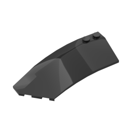 LEGO Compatible Parts - Wedge Curved 8 x 3 x 2 Open Left - Plain #41750