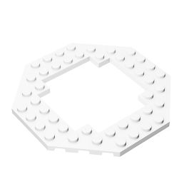 LEGO Compatible Parts - Plate Special 10 x 10 Octagonal Open Center #6063