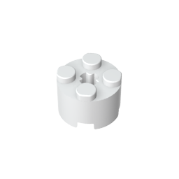 LEGO Compatible Parts - Brick Round 2 x 2 with Axle Hole #6143