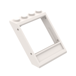LEGO Compatible Parts - Window 4 x 4 x 3 Roof with Bottom Panel #60806