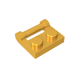 LEGO Compatible Parts - Plate Special 1 x 2 - Side Handle Closed Ends ...