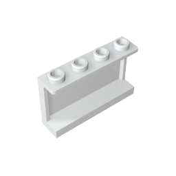 LEGO Compatible Parts - Panel 1 x 4 x 2 with Side Supports - Hollow ...