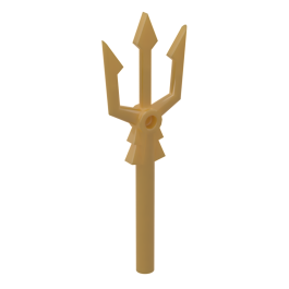 LEGO Compatible Parts - Weapon Trident #92290