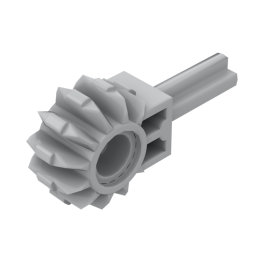 LEGO Compatible Parts - Technic Arm with Gear 8 Tooth and 1.5L Axle #24014