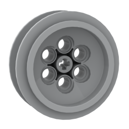 LEGO Compatible Parts - Wheel 43.2mm D. x 18mm (Flush Axle Stem) #86652