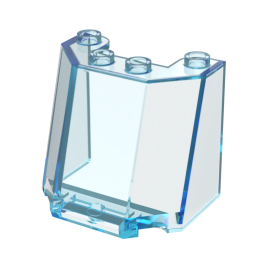 LEGO Compatible Parts - WINDSCREEN 4X3X3 W/SHARP EDGE #84954