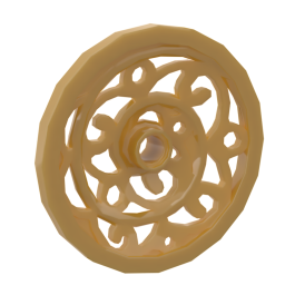 LEGO Compatible Parts - Wheel Wagon Huge (43mm D.) Ornamental #15744