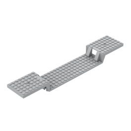 LEGO Compatible Parts - Vehicle Base, Train 6 x 34 Split-Level without ...