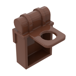 LEGO Compatible Parts - Minifig Neckwear Backpack Open #2524