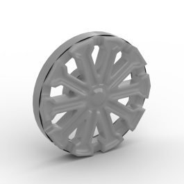 LEGO Compatible Parts - Wheel Cover 10 Spoke T Shape - for Wheel 18976 ...