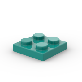 LEGO Compatible Parts - Plate 2 x 2 #3022