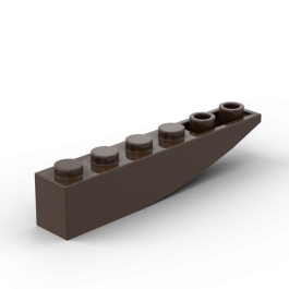 LEGO Compatible Parts - Brick Curved 6 x 1 Inverted #41763