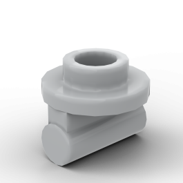 LEGO Compatible Parts - Plate Round 1 x 1 with Hollow Stud and Bar on ...