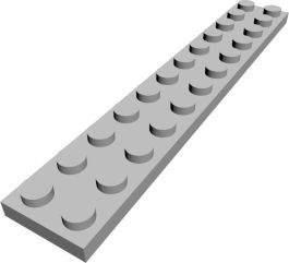 LEGO Compatible Parts - Plate 2 x 12 #2445