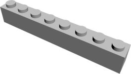 LEGO Compatible Parts - Brick 1 x 8 #3008