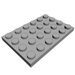 LEGO Compatible Parts - Plate 4 x 6 #3032