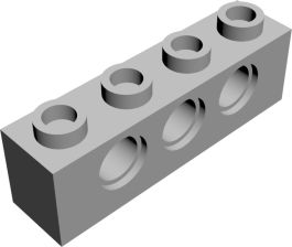 LEGO Compatible Parts - Technic Brick 1 x 4 [3 Holes] #3701