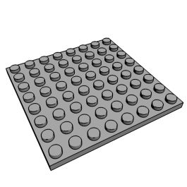 LEGO Compatible Parts - Plate 8 x 8 #41539
