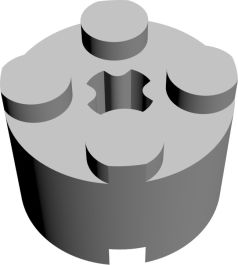 LEGO Compatible Parts - Brick Round 2 x 2 with Axle Hole #6143