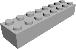 LEGO Compatible Parts - Brick 2 x 8 #93888