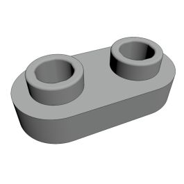 LEGO Compatible Parts - Plate Round 1 x 2 With Two Open Studs #35480