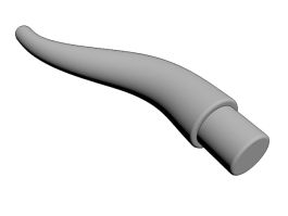 LEGO Compatible Parts - Cattle Horn, Long #13564